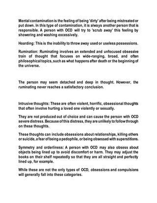 What is obsessive. sep.page copy | PDF