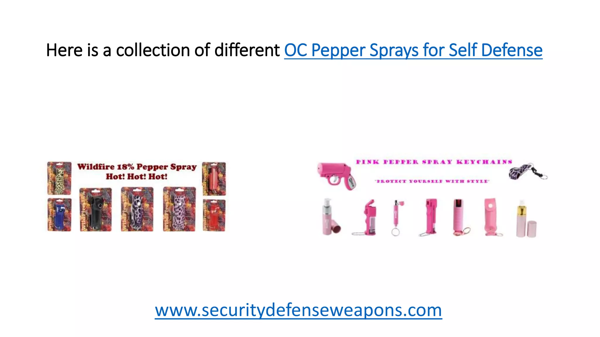 What is oc pepper spray | PPTX