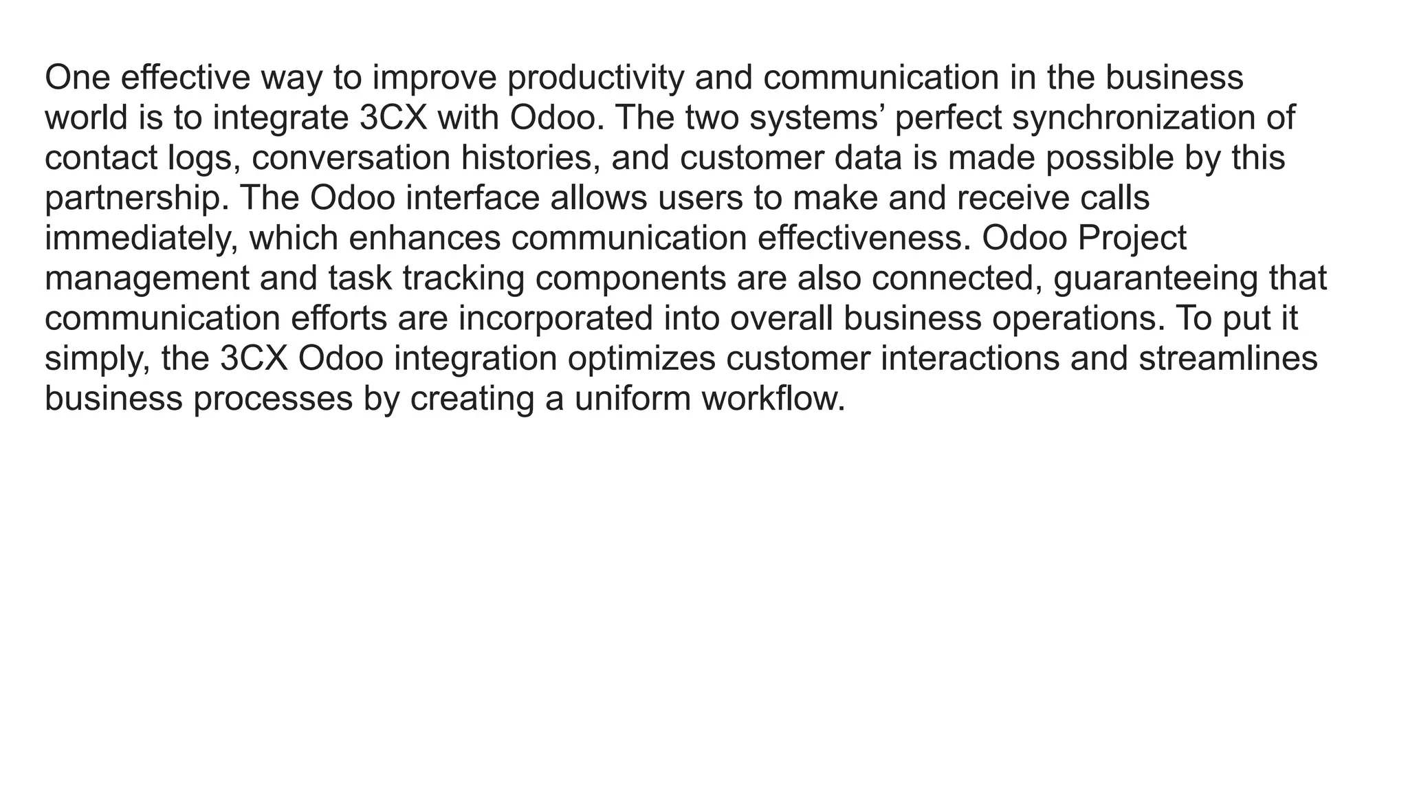 What is Odoo Banibro IT Solutions Chennai | PPT