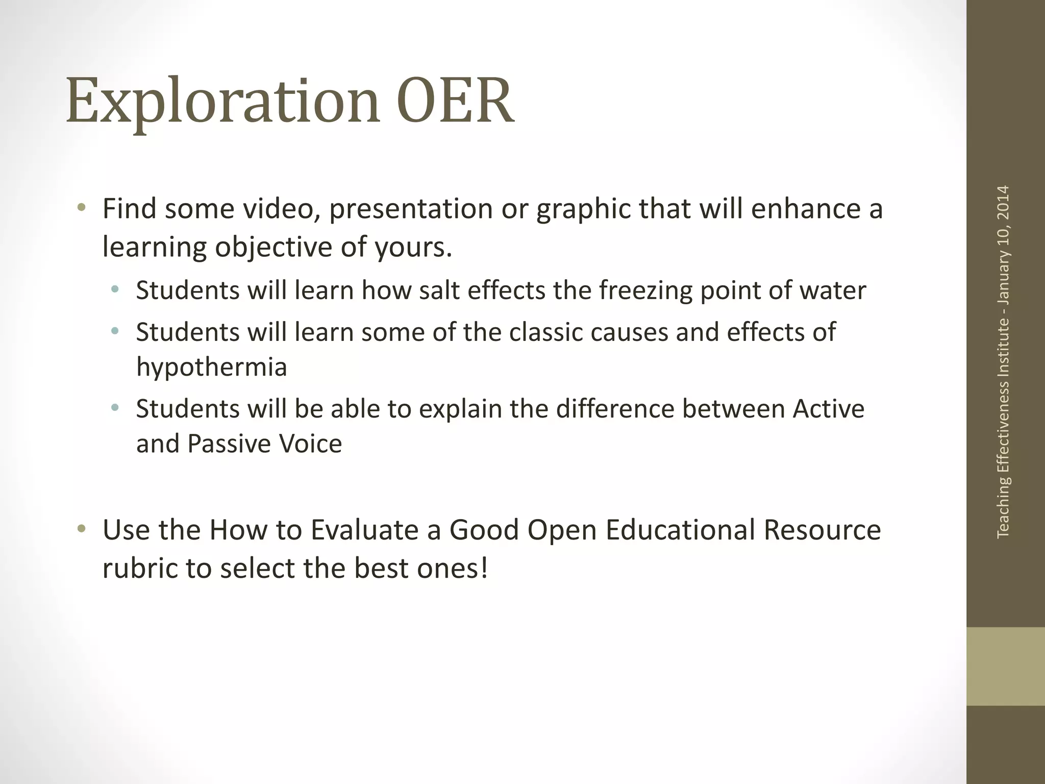 What is OER? | PPTX