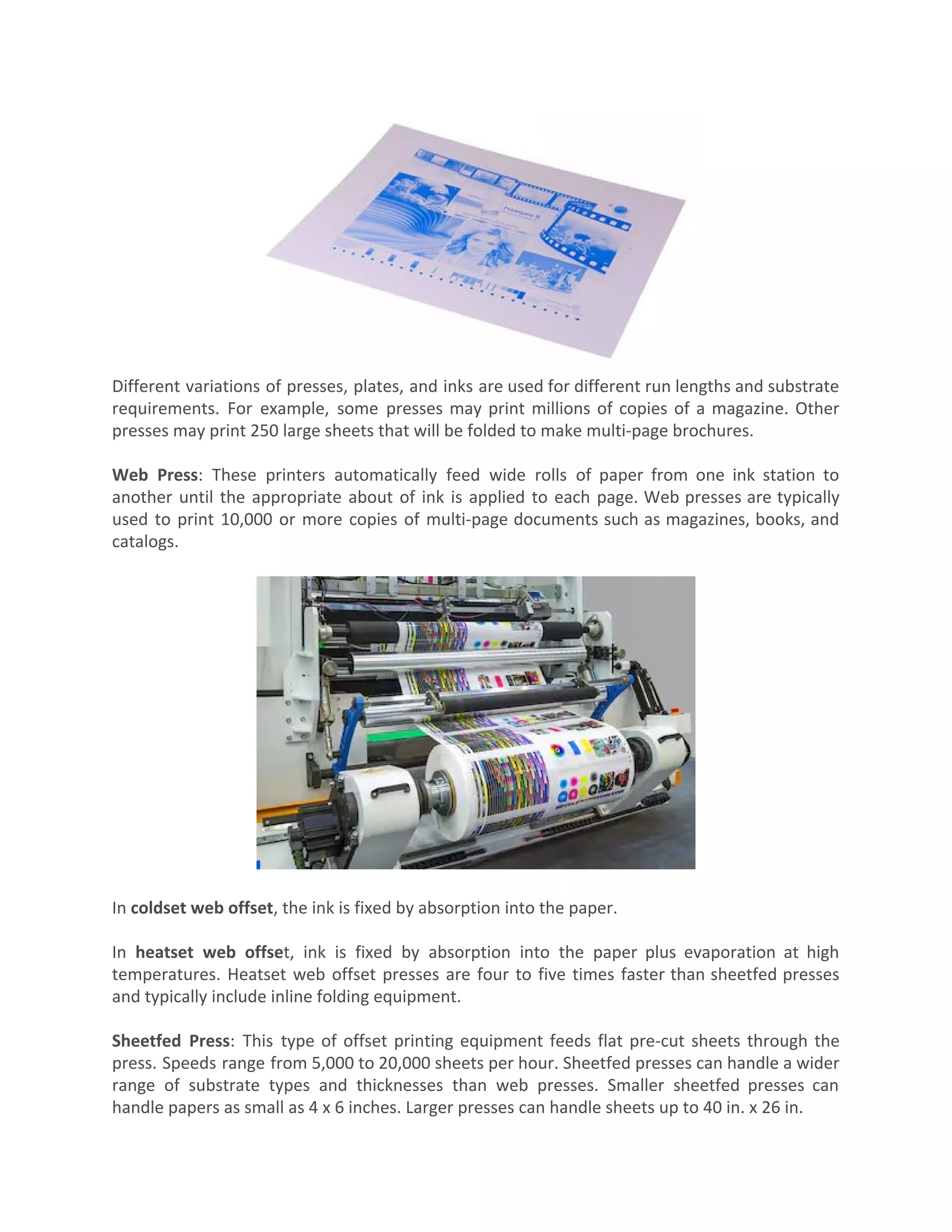 What is offset printing | PDF