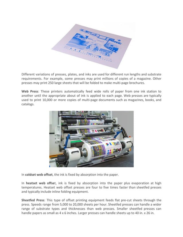 What is offset printing | PDF