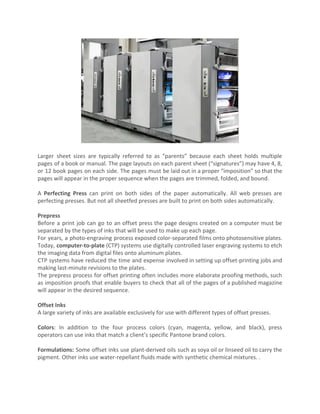 What is offset printing | PDF