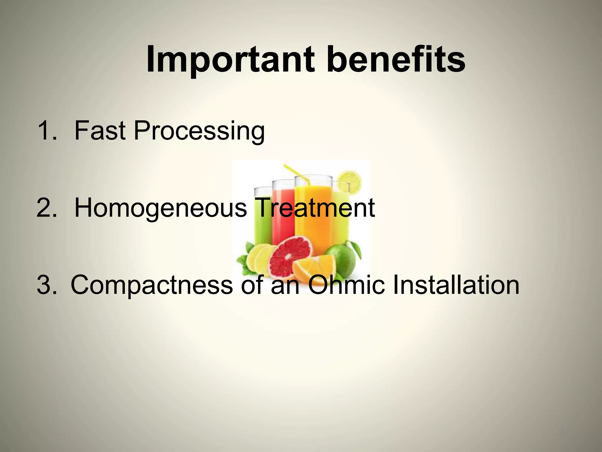 Ohmic heating technology | PPTX
