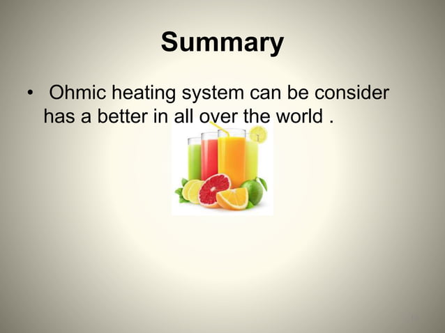 Ohmic heating technology | PPTX