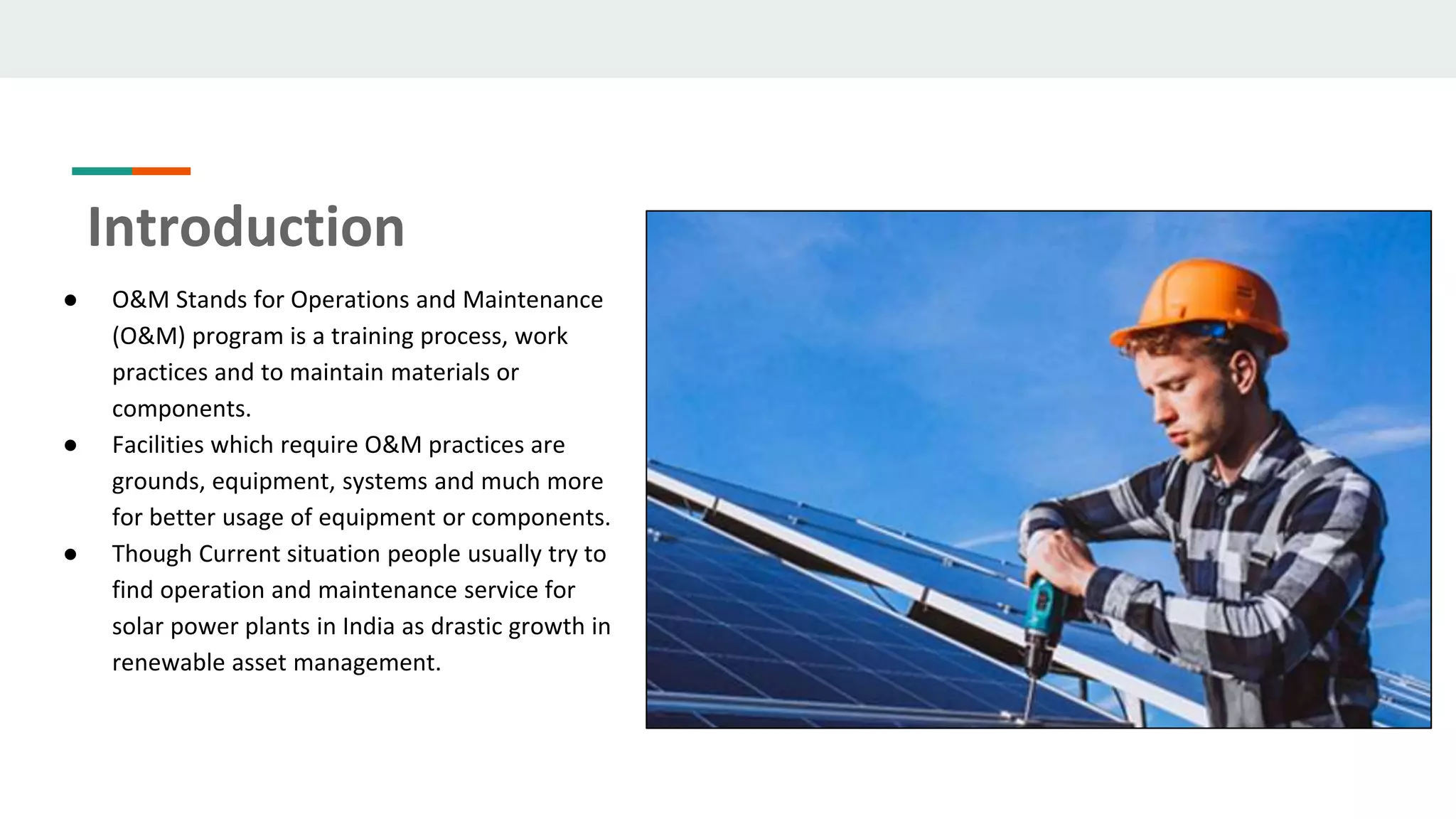 What Is O&M Service? | PPTX