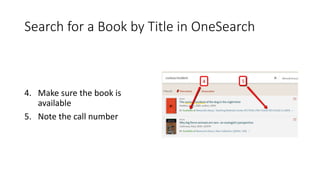 What is one search? | PPT