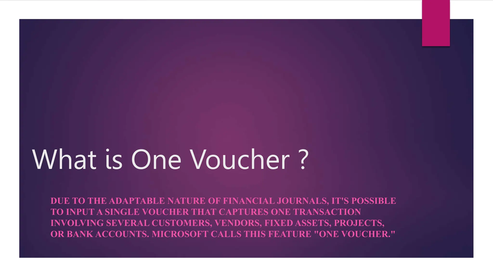 What is One Voucher and its impact and definition.pptx