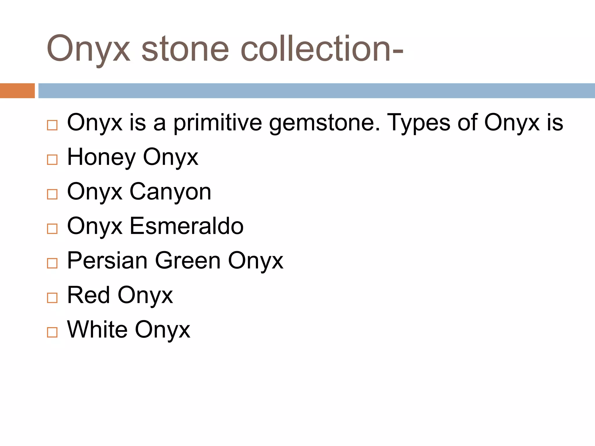 What is onyx | PPTX
