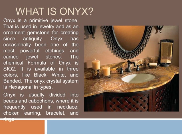 What is onyx | PPT