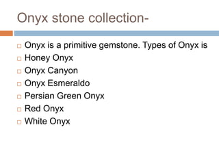 What is onyx | PPTX