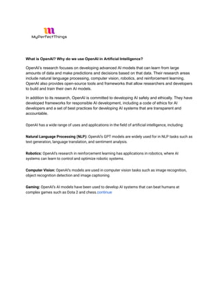 What is OpenAI (1).pdf