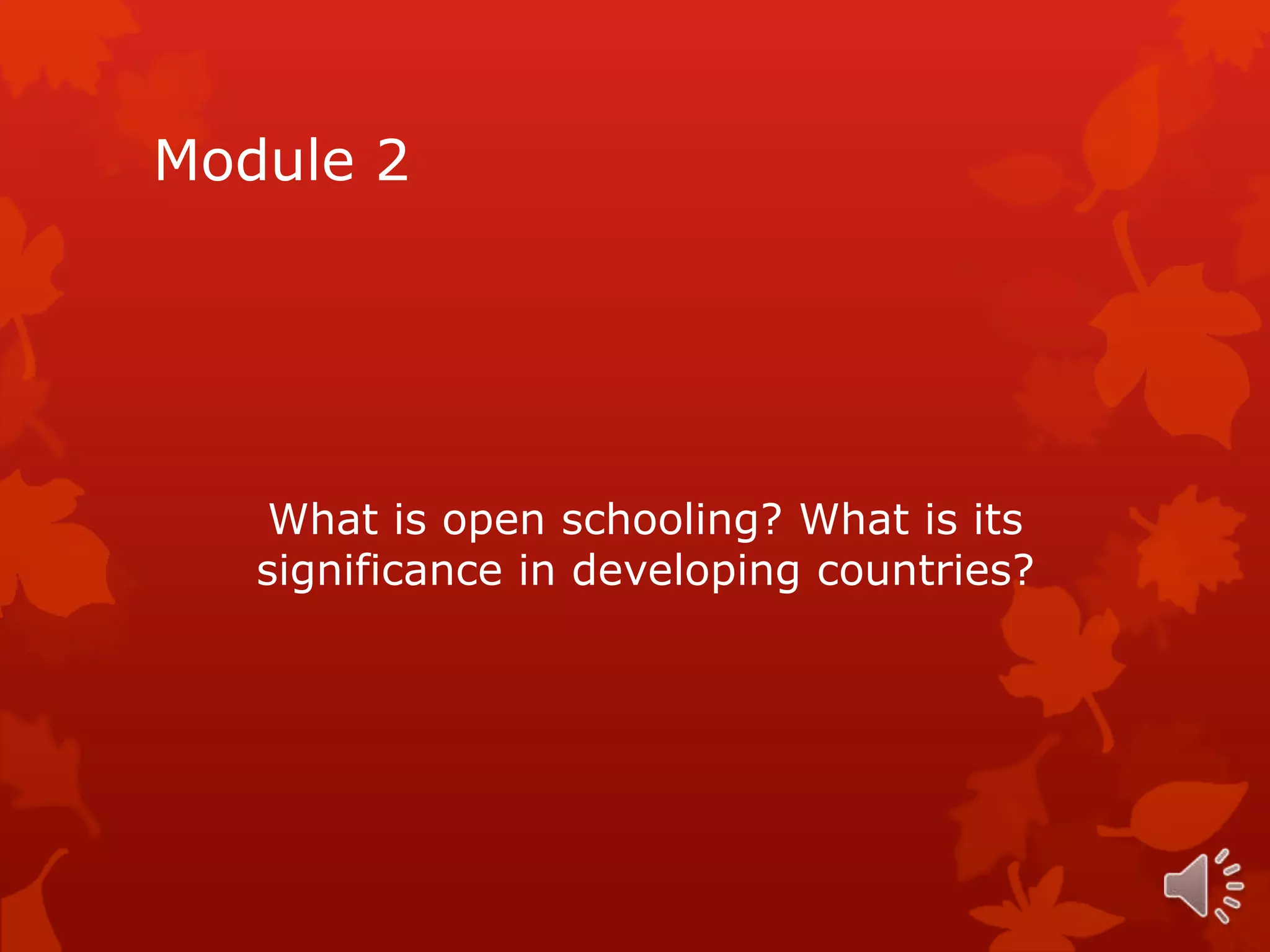 What is open schooling | PPT