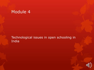 What is open schooling | PPTX