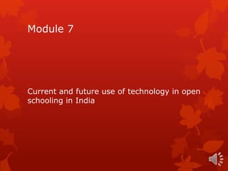 What is open schooling | PPTX