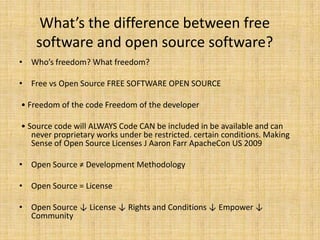 What is open source | PPT