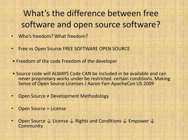 What is open source | PPT