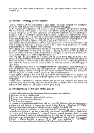 What is open space technology | PDF