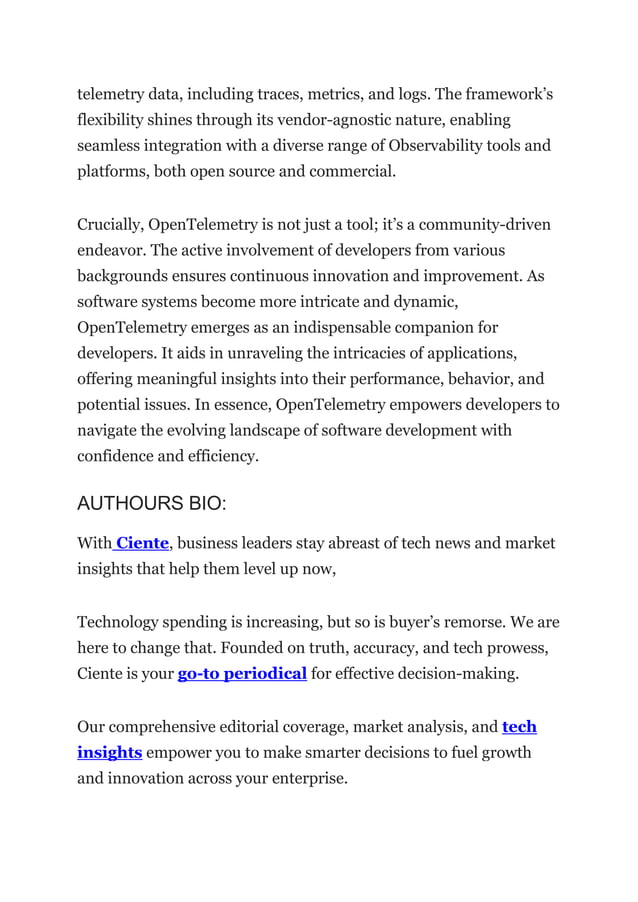 What Is Opentelemetry A Complete Introduction Pdf Cloud Computing