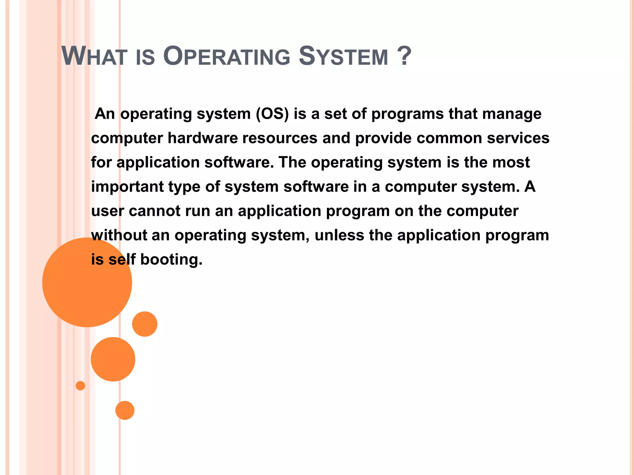 What is operating system | PPT