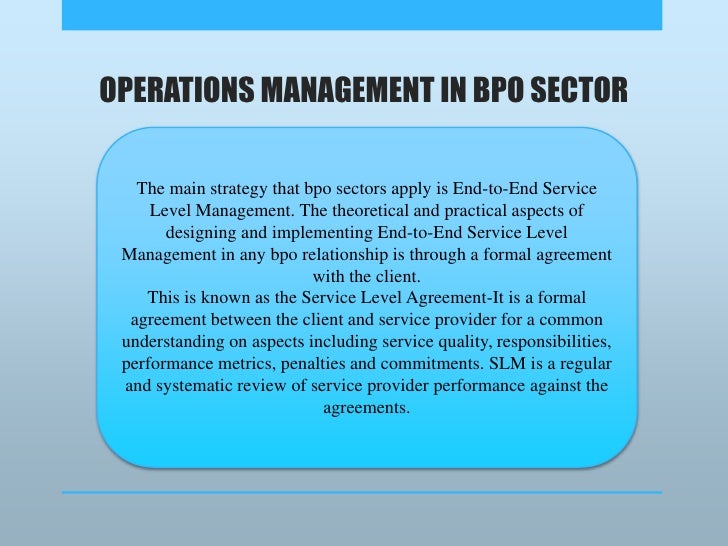 Operation Management In Bpo operation-management-in-bpo