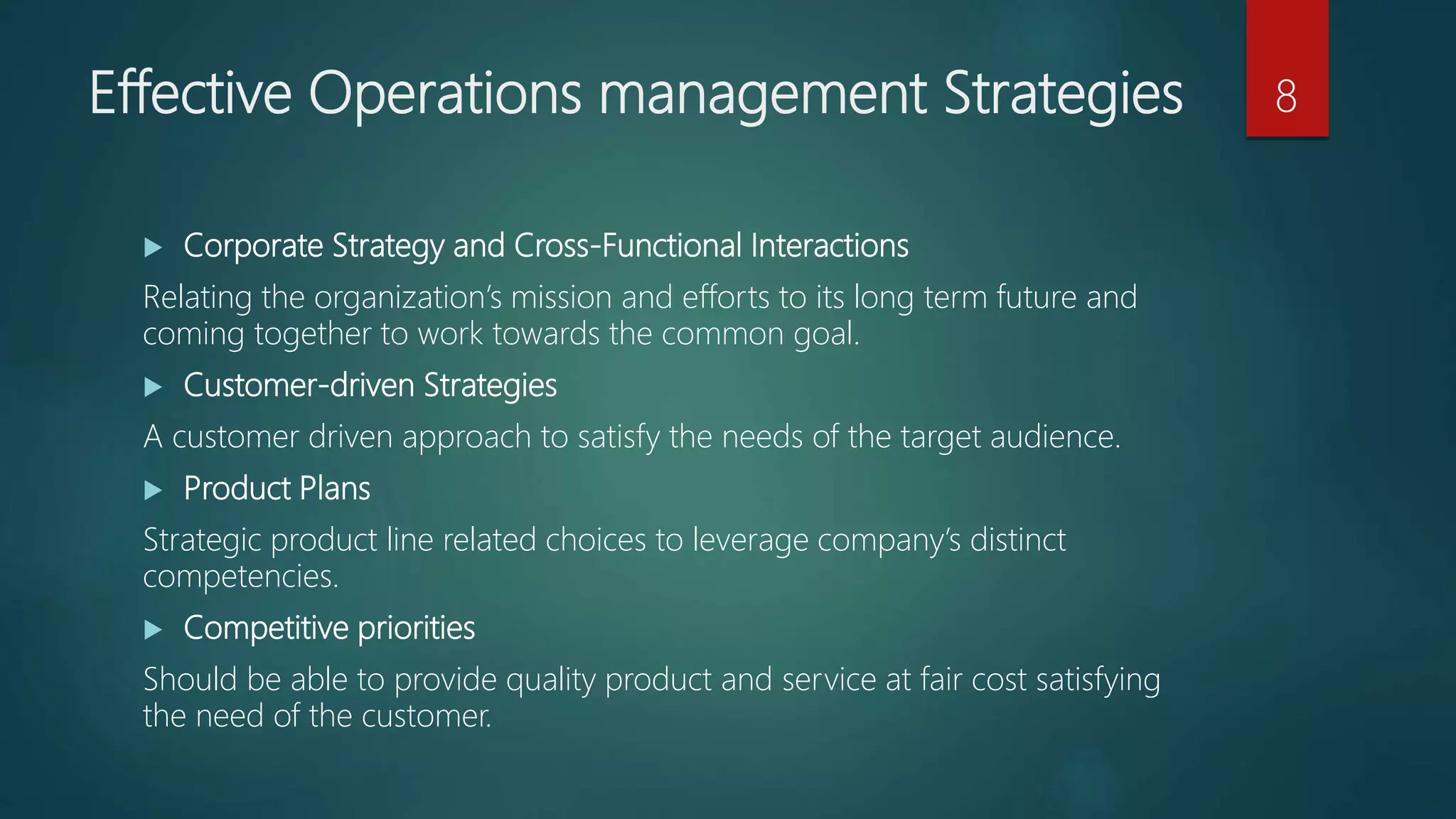 What is operations management? | PPT