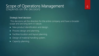What is operations management? | PPT