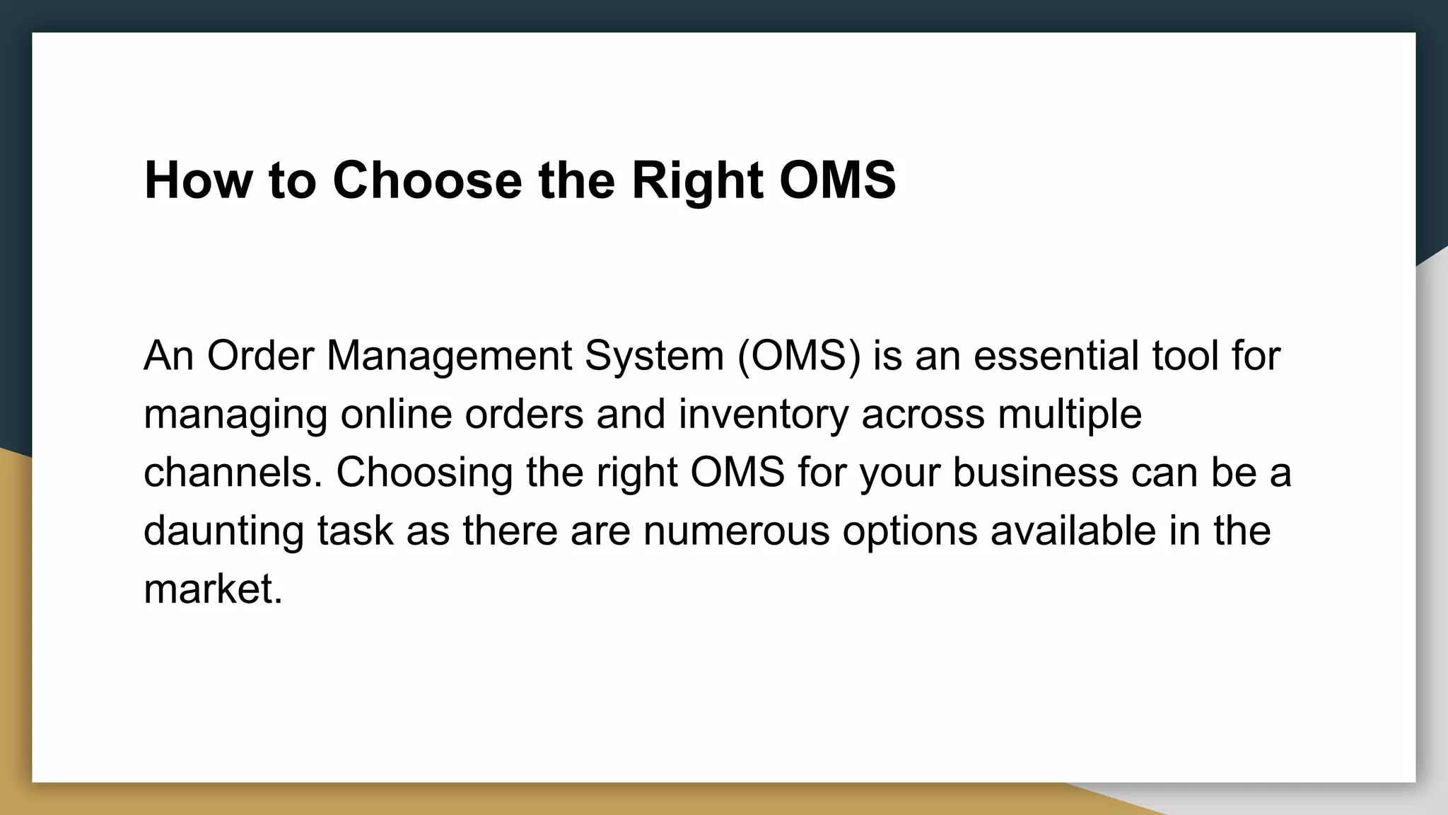 What is Order Management System and Why Do You Need OMS_.pdf