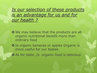 What is organic food | PPTX