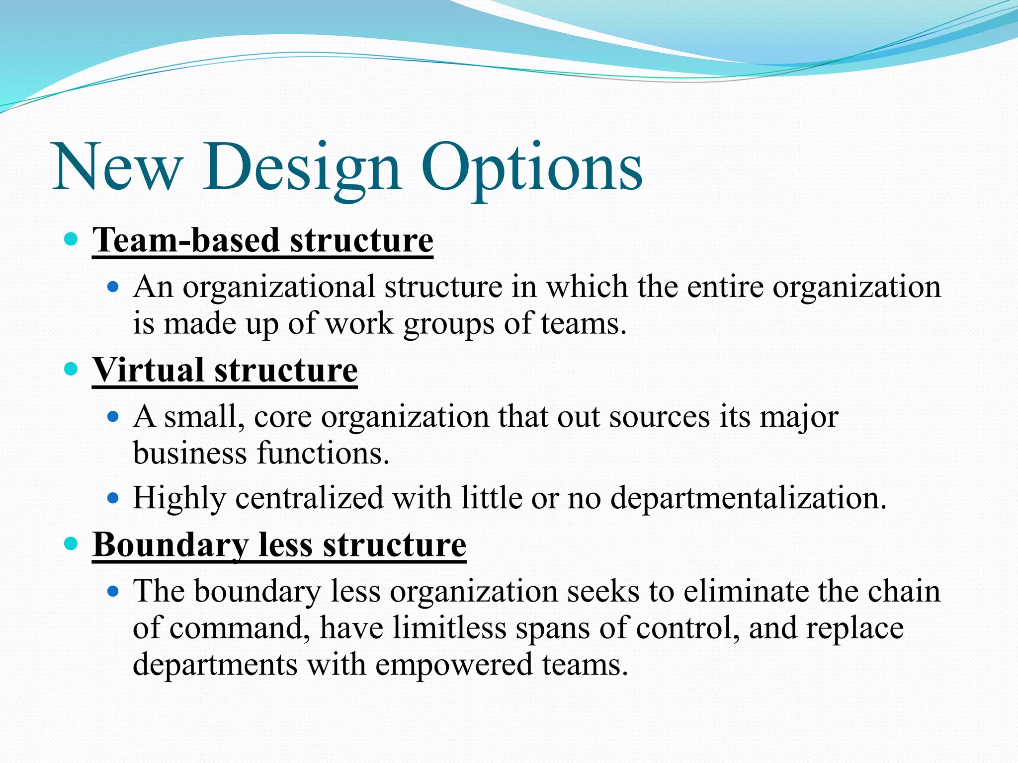 Foundation of organizational structure | PPTX