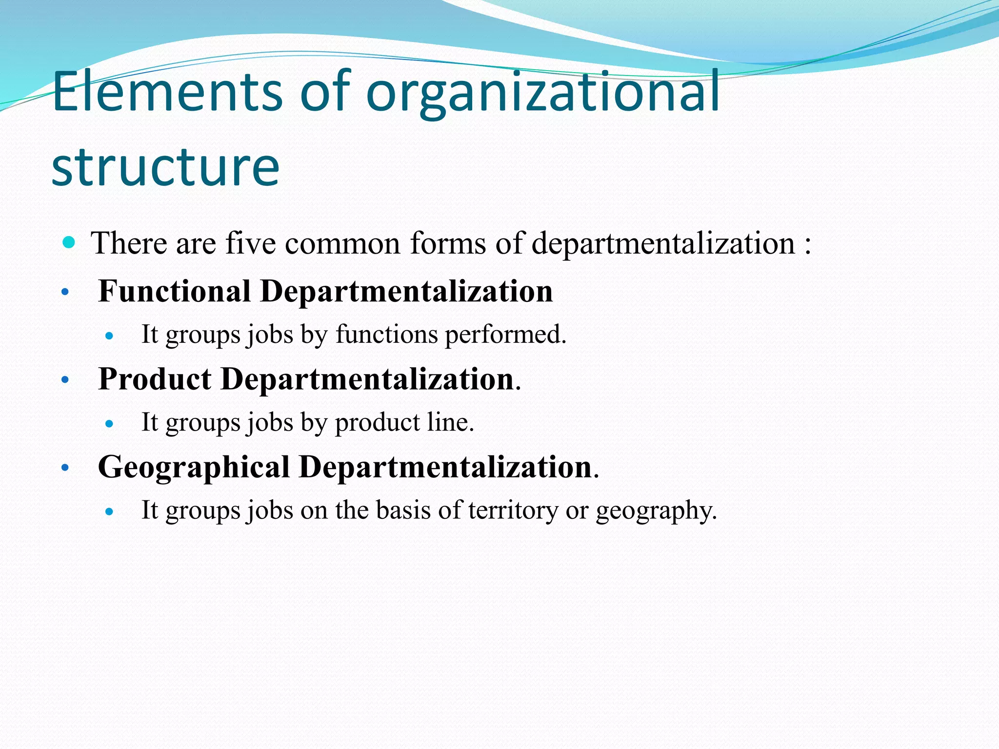 Foundation of organizational structure | PPTX