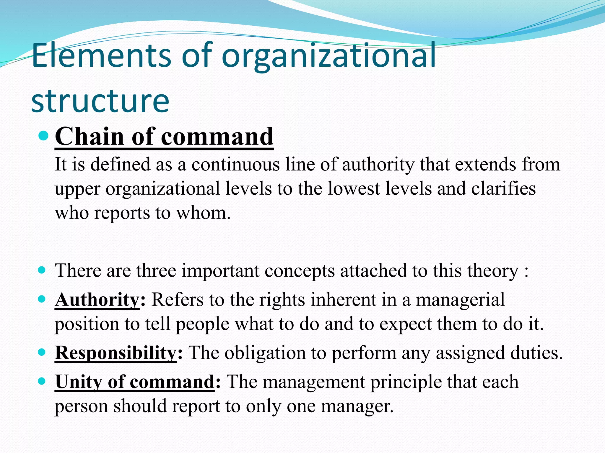 Foundation of organizational structure | PPTX