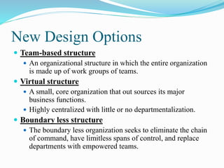 Foundation of organizational structure | PPTX