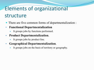 Foundation of organizational structure | PPTX