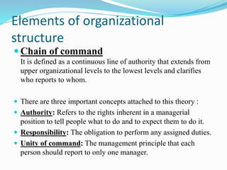 Foundation of organizational structure | PPTX