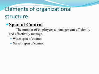 Foundation of organizational structure | PPTX