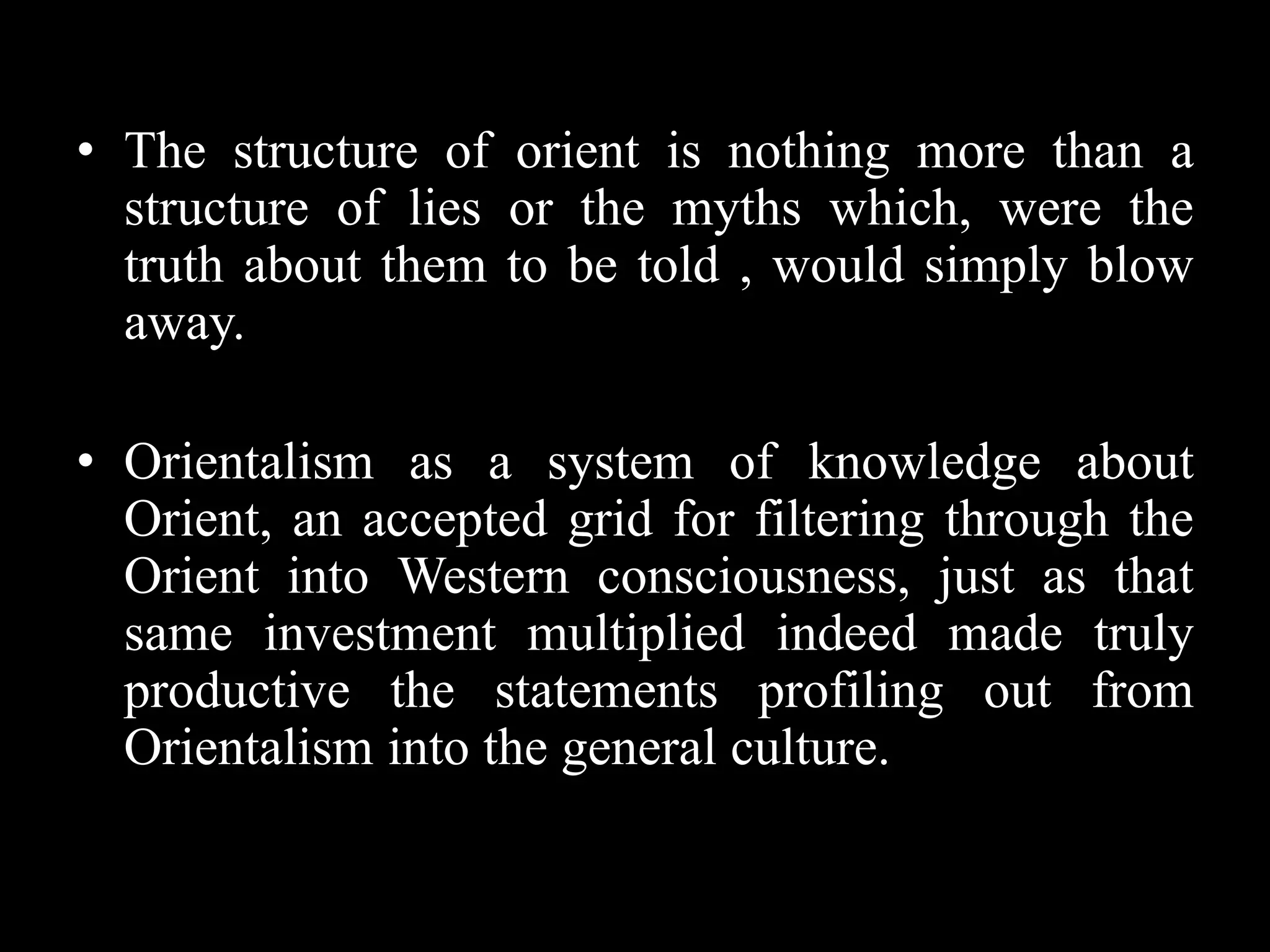 What is orientalism | PPTX