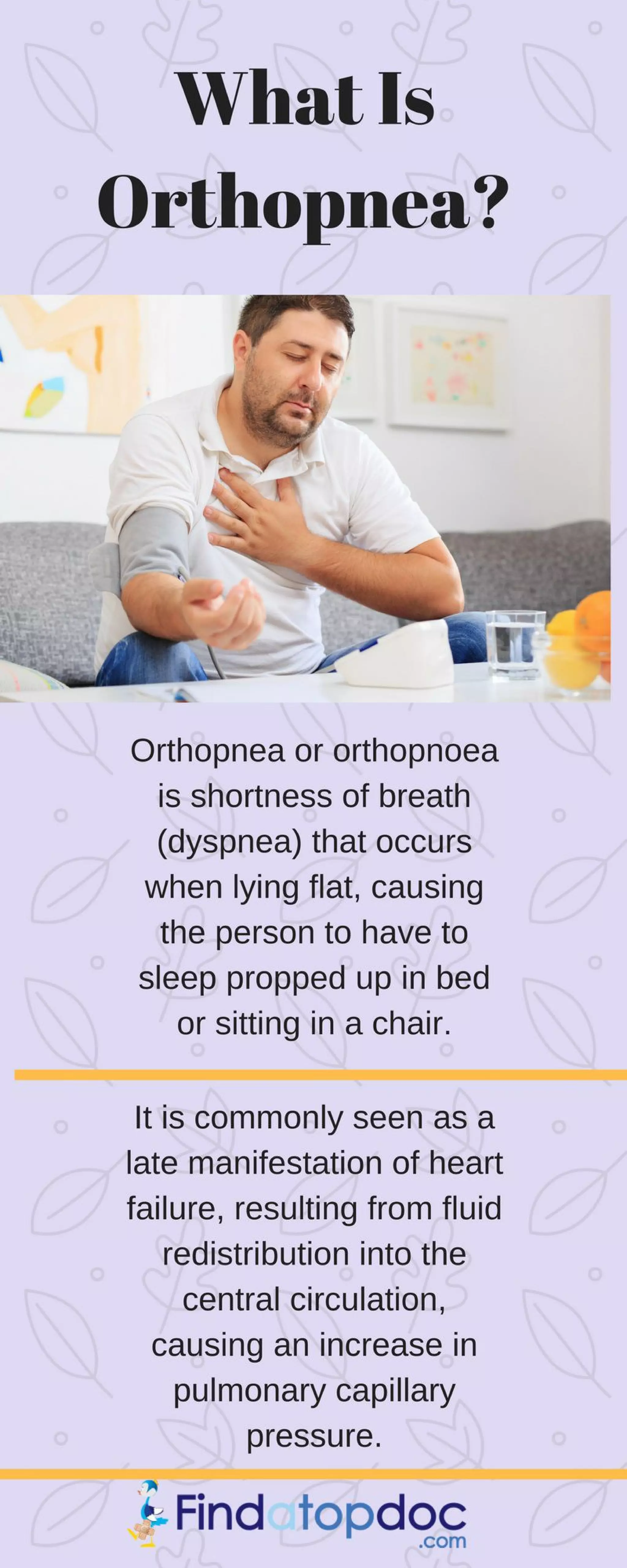 What is Orthopnea? | PDF