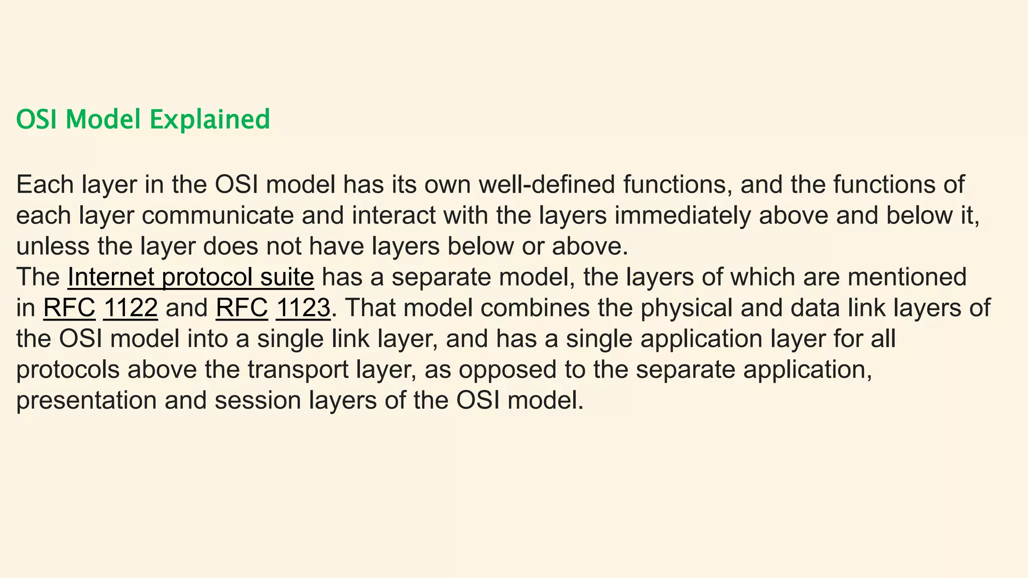 what is OSI model | PPTX
