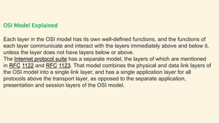 what is OSI model | PPTX