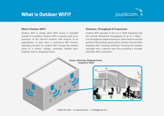 What is Outdoor WiFi? | PDF