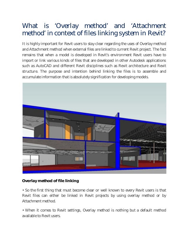 What Is ‘overlay Method And ‘attachment Method In Context Of Files