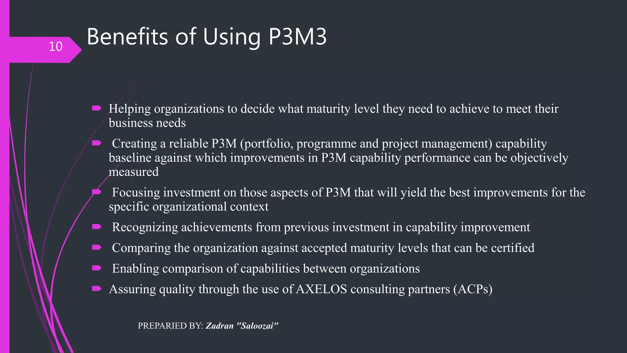 What is p3 m3 presentation of project managment | PPTX