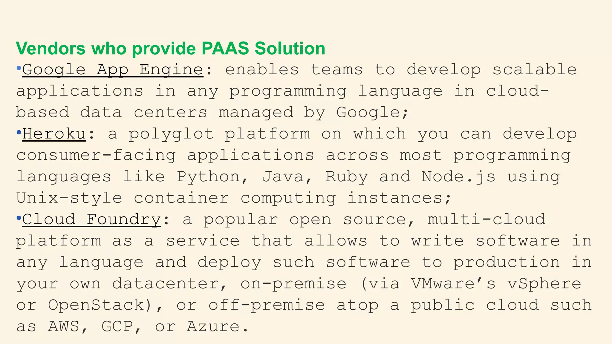 What is PAAS Explained PaaS Tutorial | PPTX