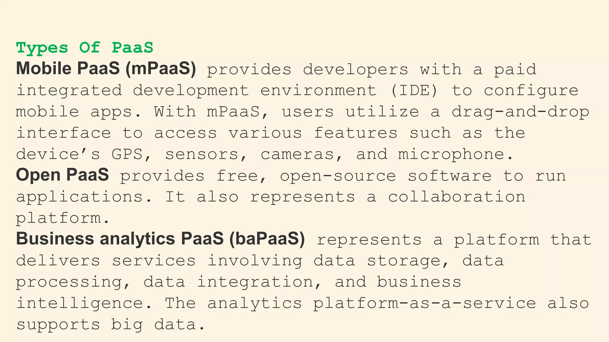 What is PAAS Explained PaaS Tutorial | PPTX