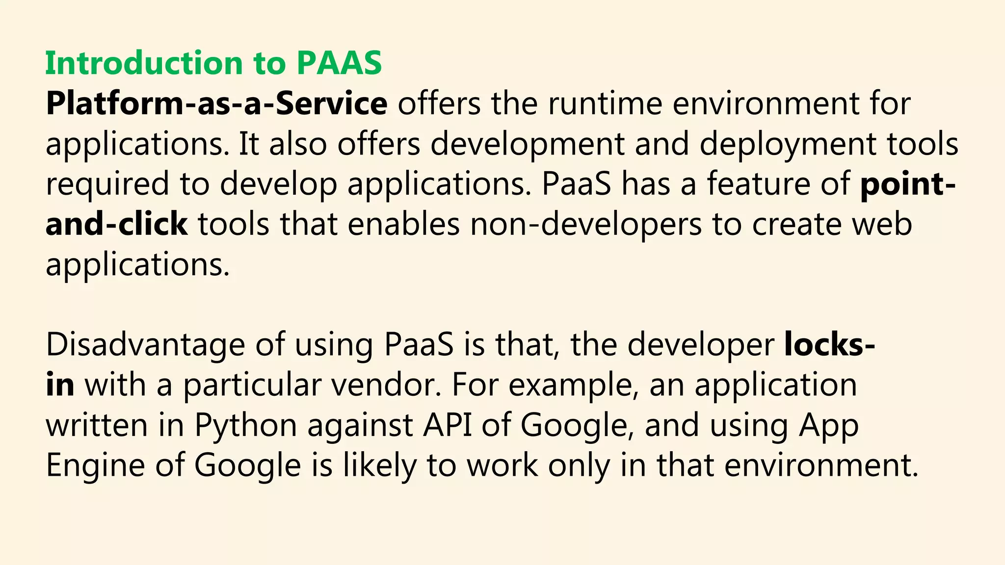 What is PAAS Explained PaaS Tutorial | PPTX