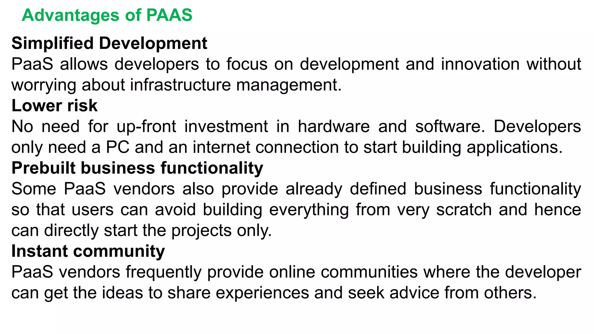 What is PAAS Explained PaaS Tutorial | PPTX