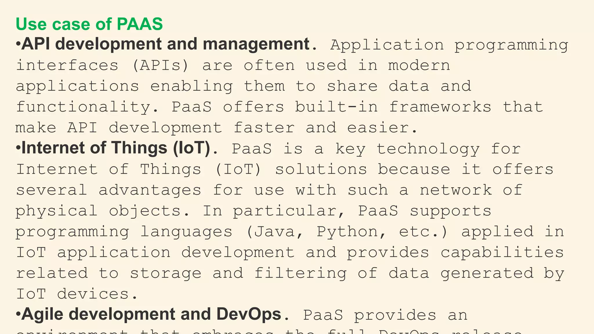 What is PAAS Explained PaaS Tutorial | PPTX