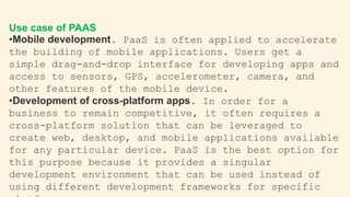 What is PAAS Explained PaaS Tutorial | PPTX