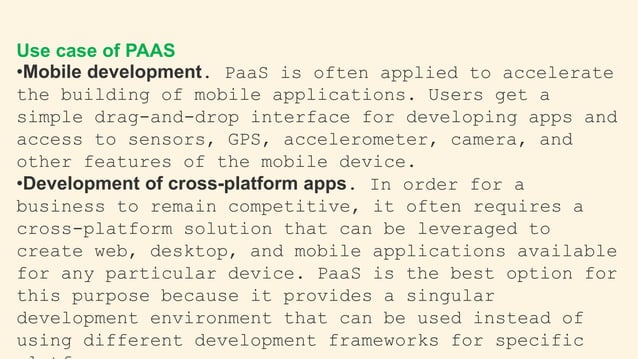 What is PAAS Explained PaaS Tutorial | PPTX